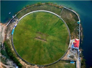A Ground By The Lakeside - Bilaspur Cricket Stadium - Hill Post