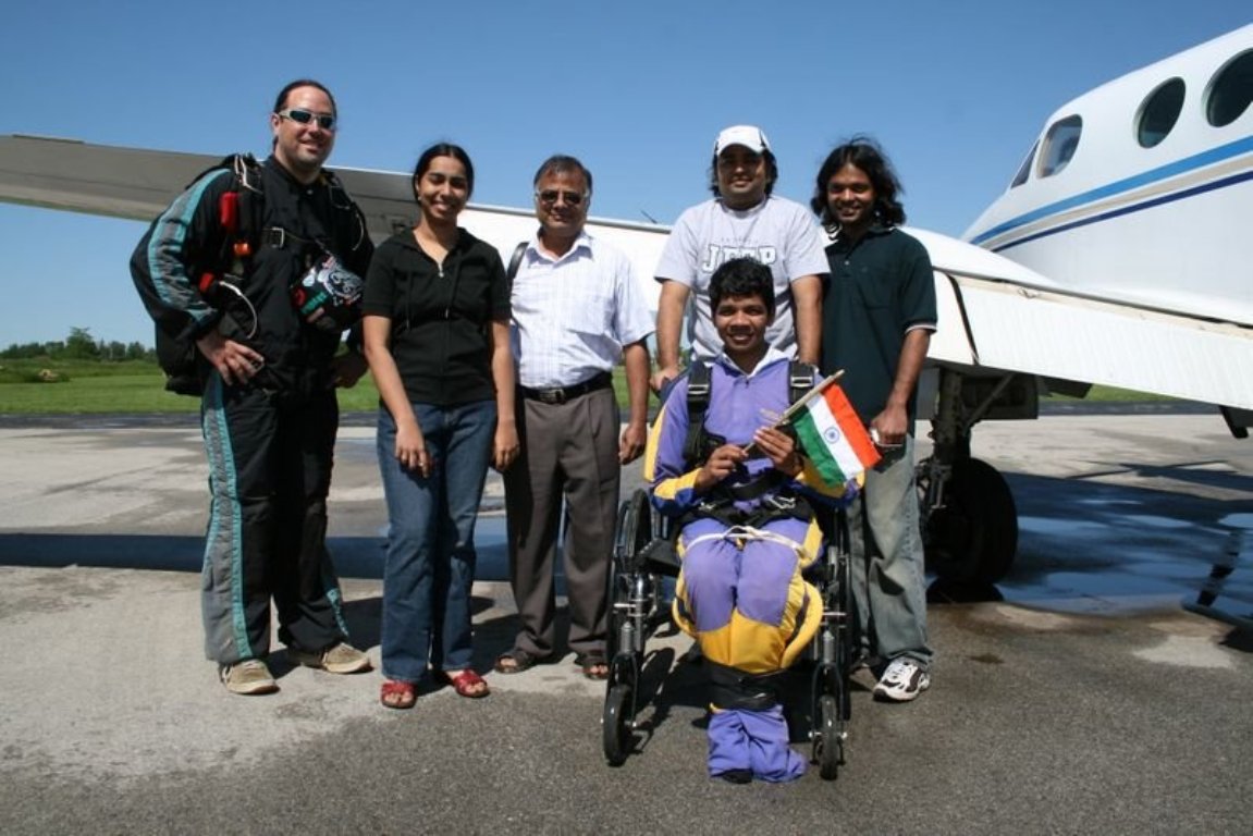 India's first disabled skydiver now heads to Antarctica - Hill Post